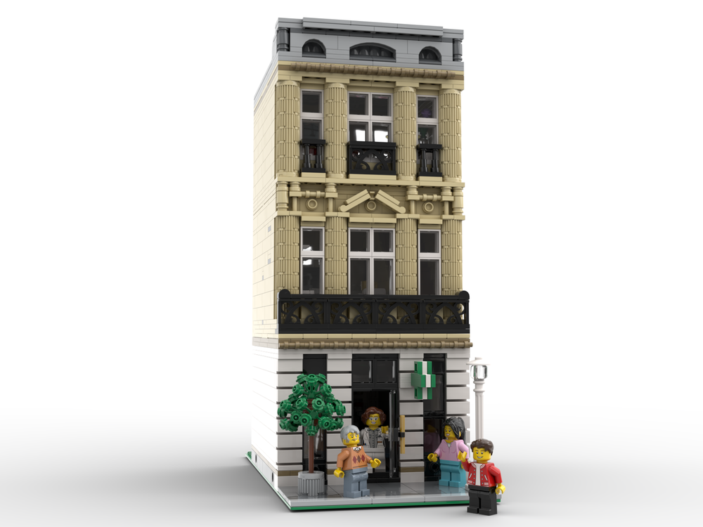 LEGO MOC Old Town Pharmacy by Mattysek289 | Rebrickable - Build with LEGO