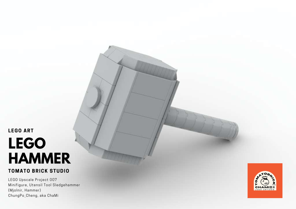 LEGO MOC LEGO Hammer Upscaled (Thor's Hammer) by ChungPo_Cheng ...