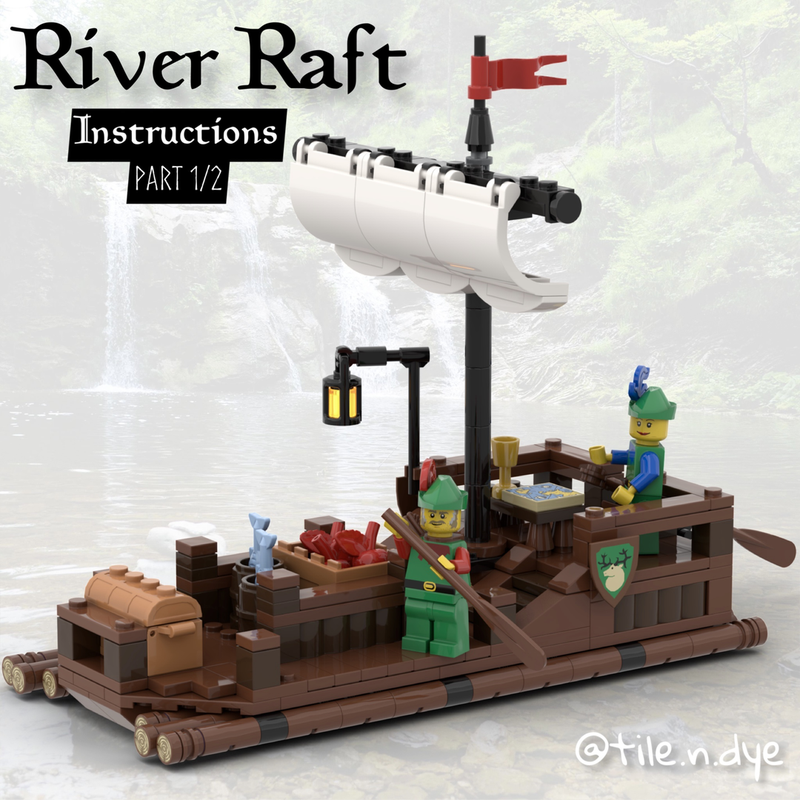 LEGO MOC FORESTMEN RIVER RAFT by marinbrickdesign | Rebrickable - Build ...