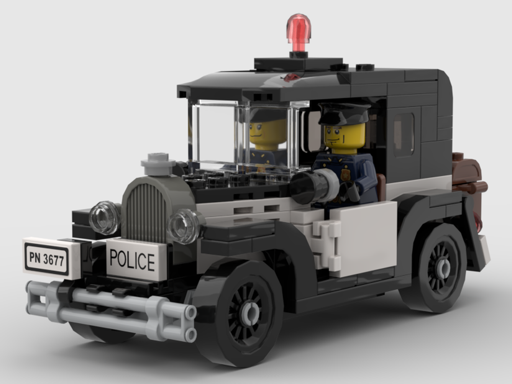 LEGO MOC Vintage 1920s US Police Radio Car by TheRoaringBricks ...
