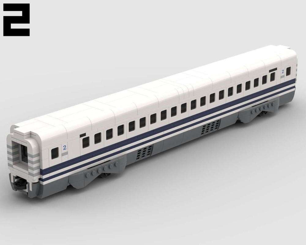 LEGO MOC Shinkansen N700 Series - Bullet Train - CAR n°02/16 by ...