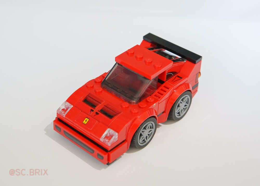 LEGO MOC Minicar Ferrari F40 by sc.brix | Rebrickable - Build with LEGO