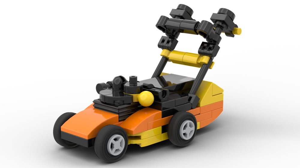 LEGO MOC Lawn Mower by Brickmatic | Rebrickable - Build with LEGO