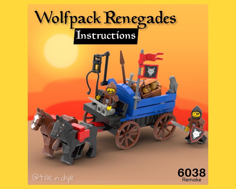 LEGO MOC 6038 - WOLFPACK RENEGADES - LEGO MEDIEVAL MOC INSTRUCTIONS by ...