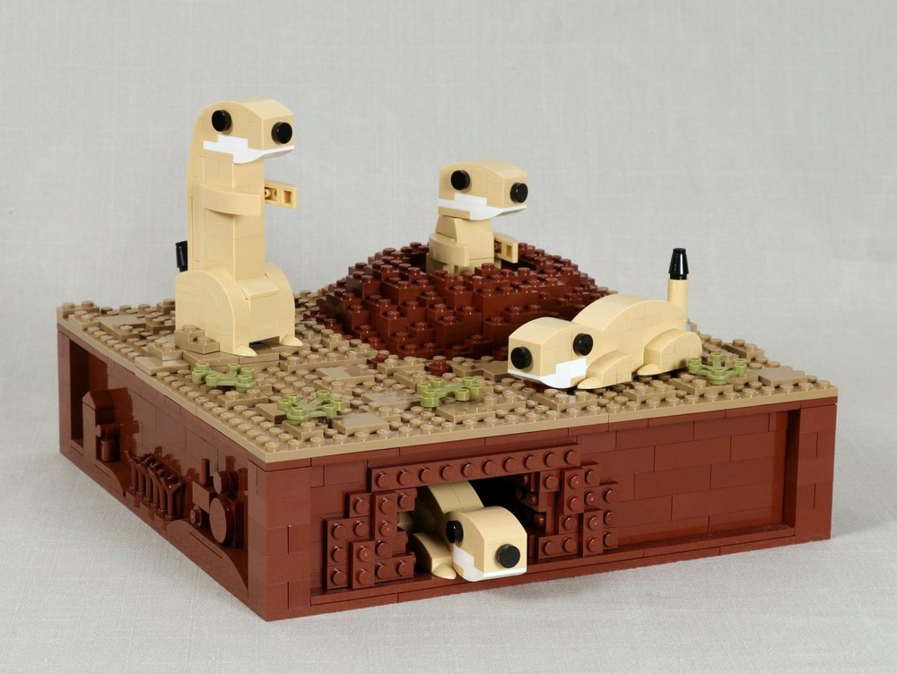 LEGO MOC Prairie Dogs Kinetic Sculpture by JKBrickworks | Rebrickable ...