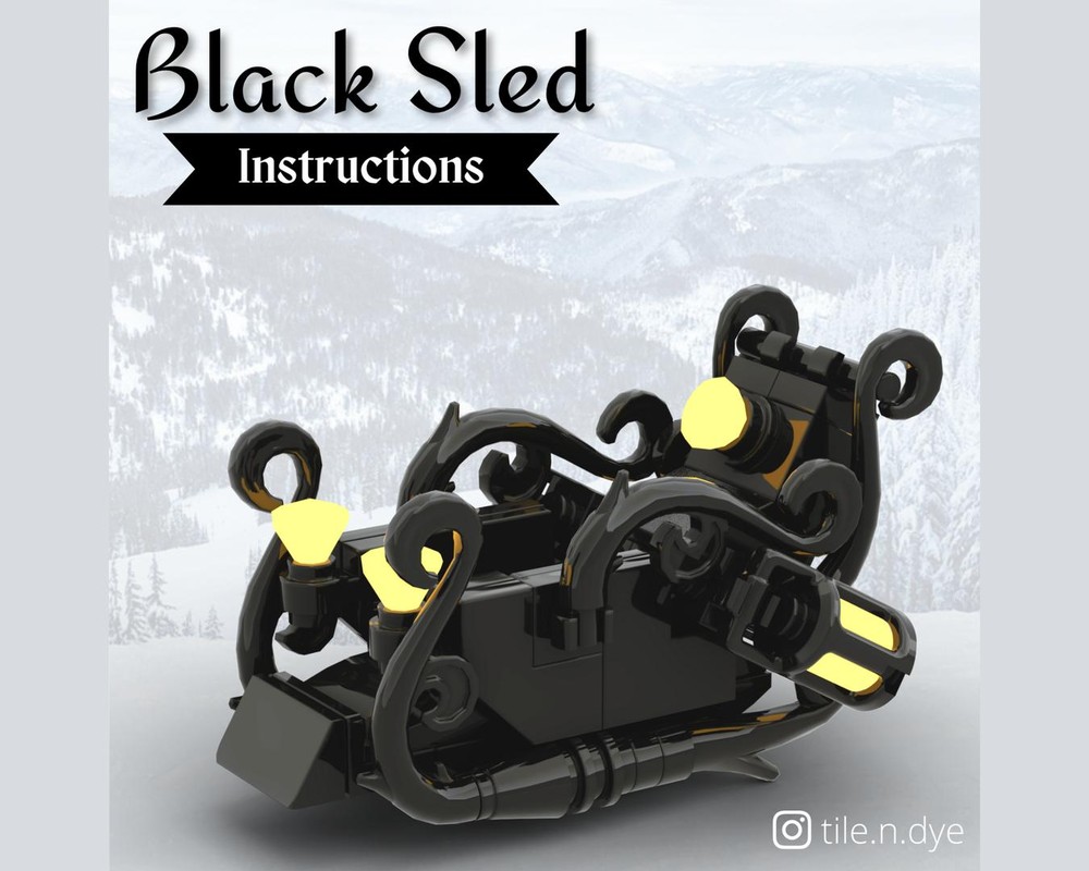 LEGO MOC BLACK SLED - LEGO CHRISTMAS MOC by marinbrickdesign ...