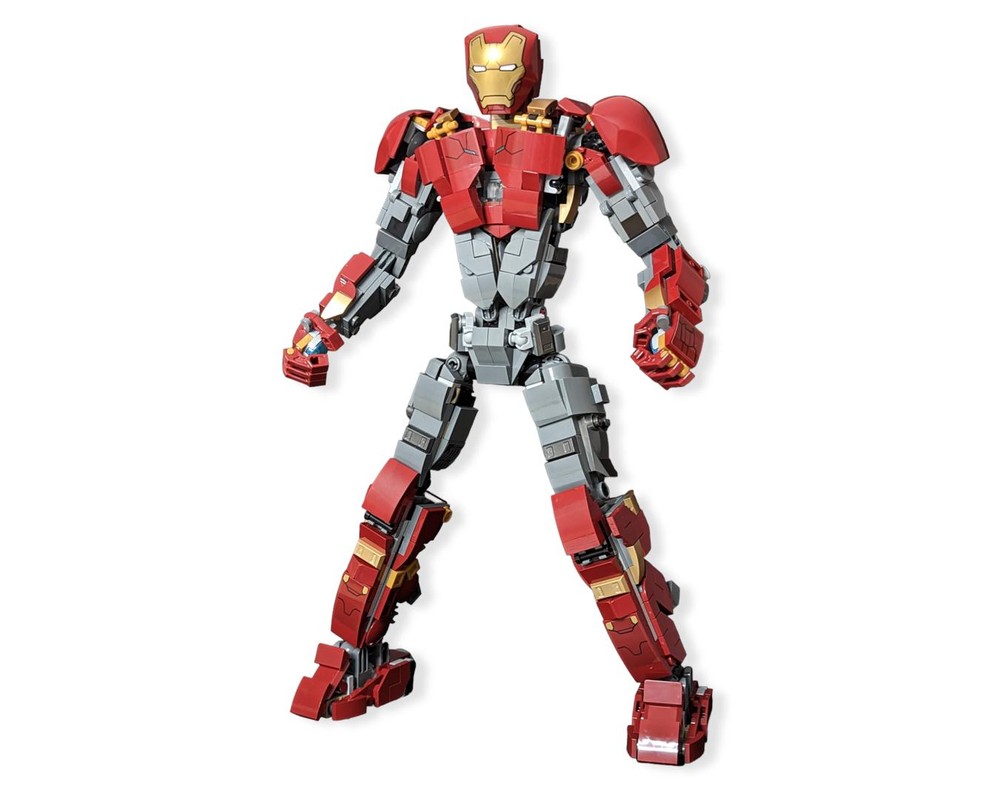 Lego Iron Man Head Decals
