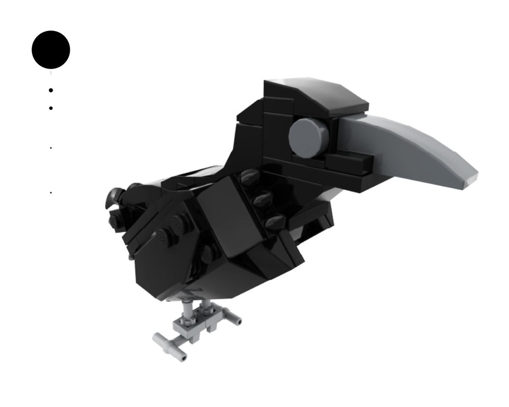 LEGO MOC 15 Crow by MyKidisanAlien | Rebrickable - Build with LEGO