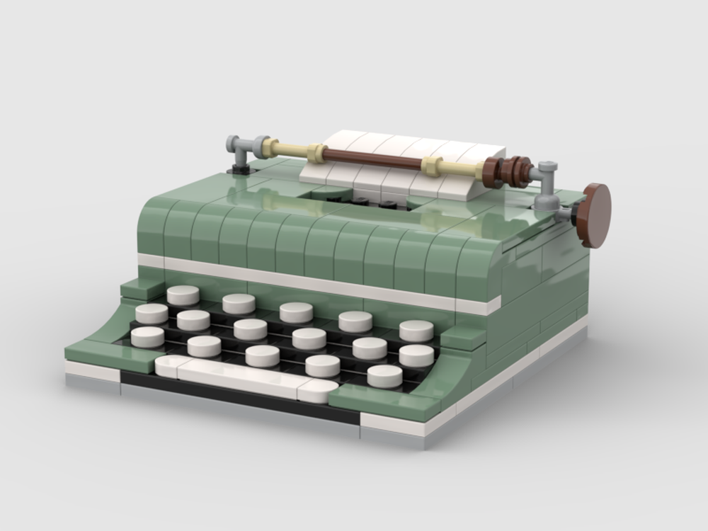 LEGO MOC mini typewriter by cassieLiu | Rebrickable - Build with LEGO