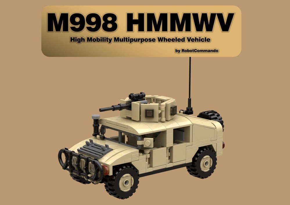 LEGO MOC Humvee M998 HMMV by RobotCommando | Rebrickable - Build with LEGO