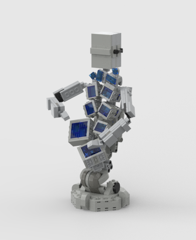 LEGO MOC Animusic 2 Starship Groove Blue Robot by Cackers | Rebrickable ...
