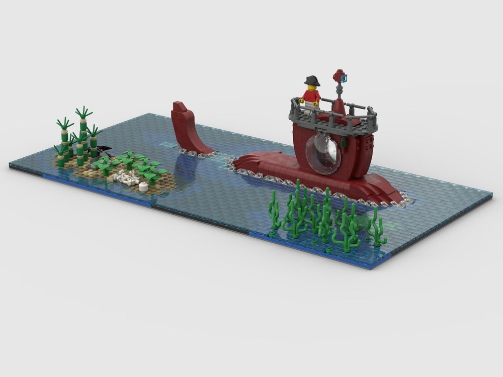 LEGO MOC Ninjago City Submarine U-Boot by Ansgar396 | Rebrickable ...