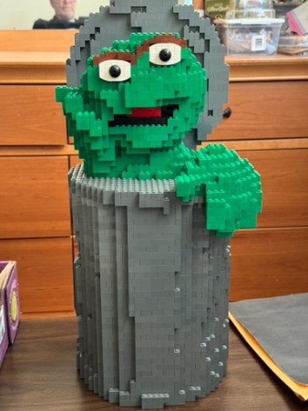 Oscar The Grouch Head Only