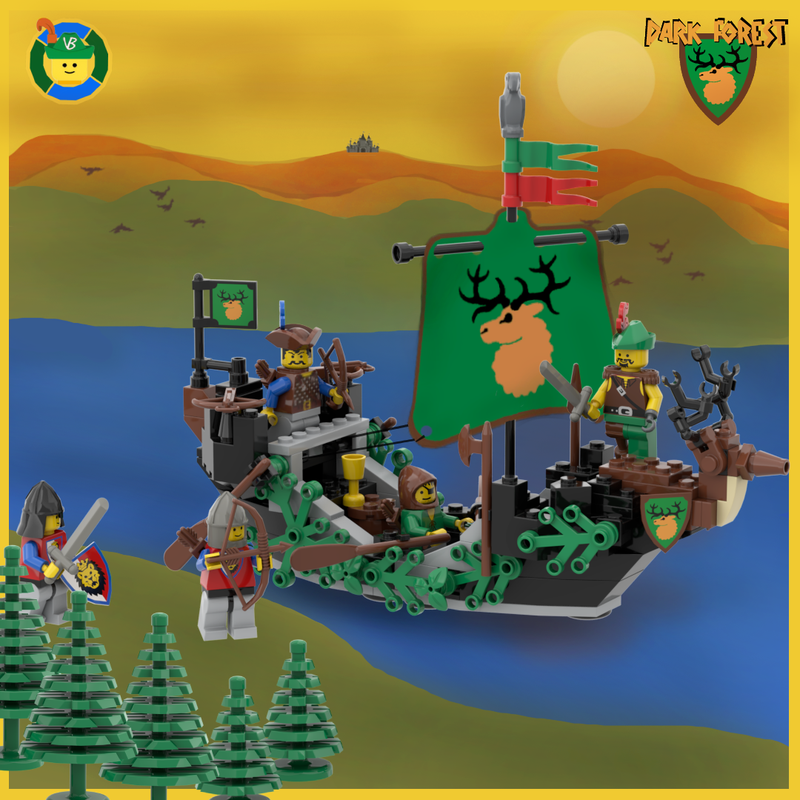 LEGO MOC Sea Stag by VintageBricks | Rebrickable - Build with LEGO