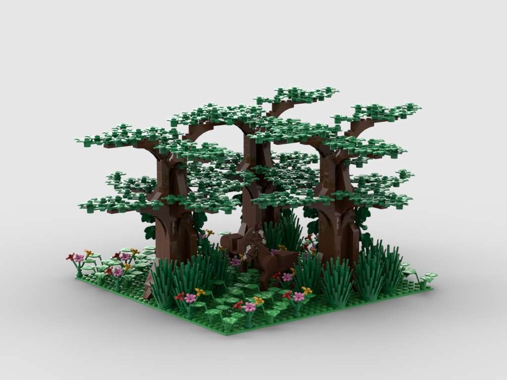 LEGO MOC the alpine forest by PezzidiLego | Rebrickable - Build with LEGO