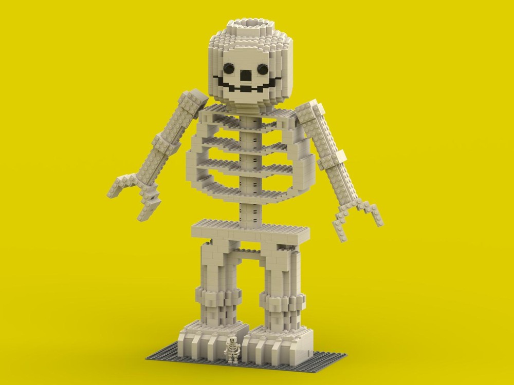 LEGO MOC Big Sculpture Skeleton II (Modern) by dirk81 | Rebrickable ...
