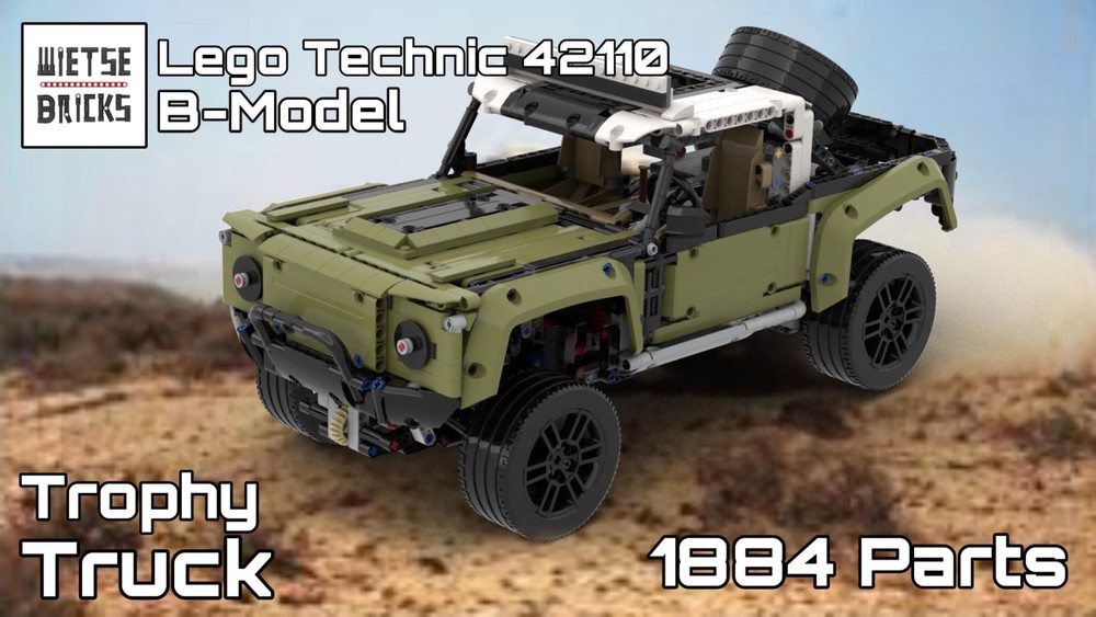 LEGO MOC Trophy Truck 42110 B-Model by Wietse_Bricks | Rebrickable ...