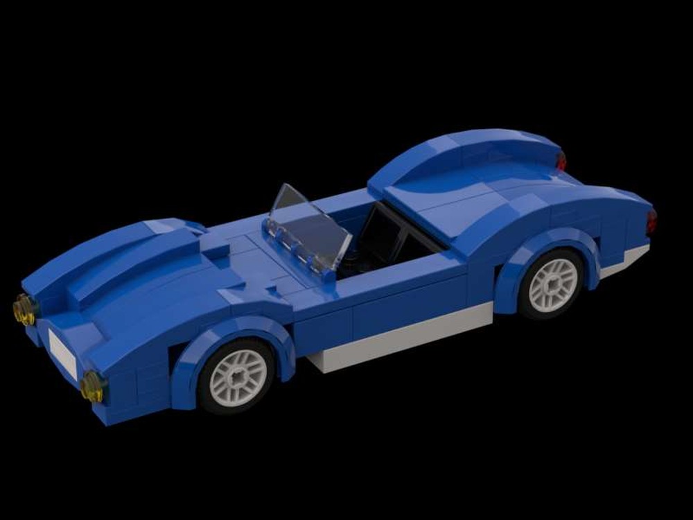 LEGO MOC Sportcar blue by grummaue | Rebrickable - Build with LEGO