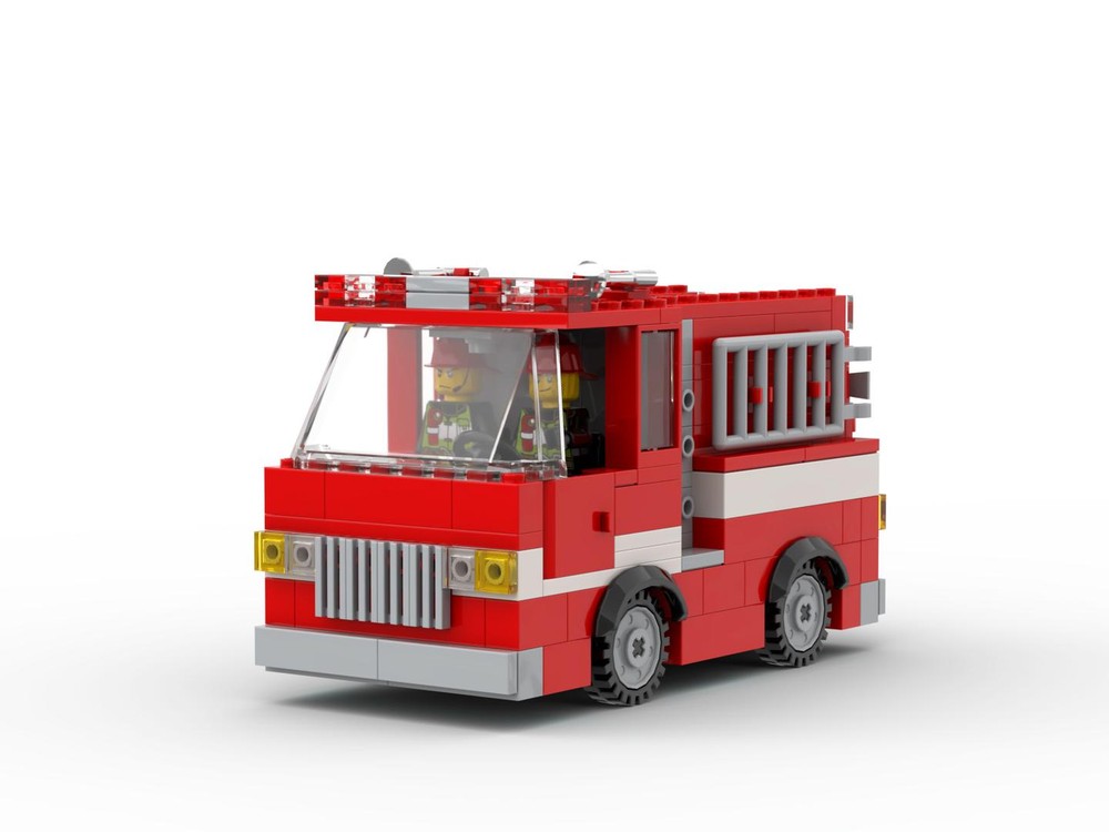 LEGO MOC Fire Engine by phoester | Rebrickable - Build with LEGO