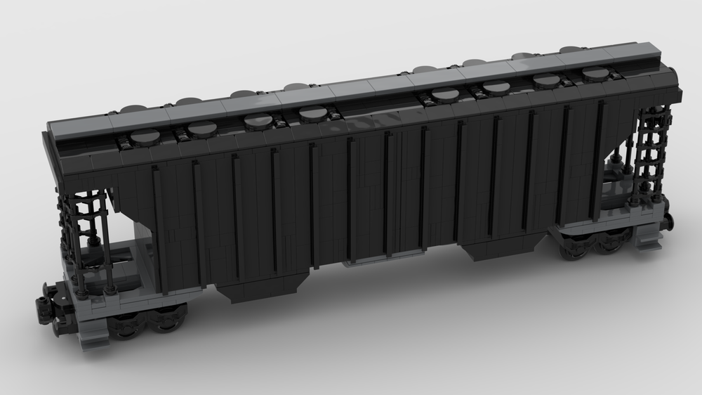 LEGO MOC Wagon Trémie couverte - Wagon Covered Hopper - B&O - MOC by ...