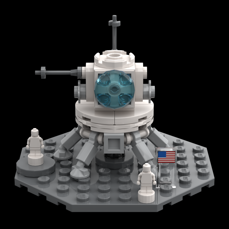 LEGO MOC Grumman LEM concept nano version by zeegiraf | Rebrickable ...