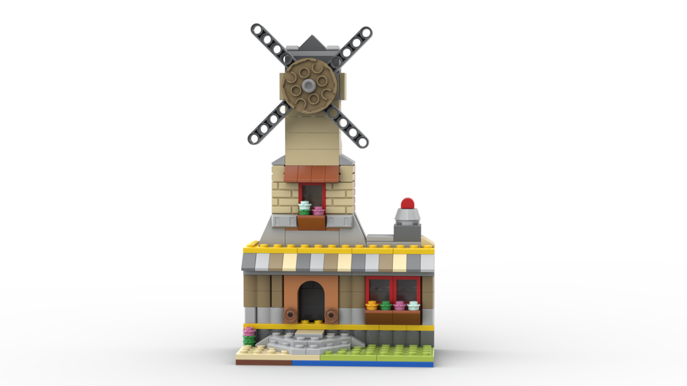 LEGO MOC 11021 Windmill by Lenarex | Rebrickable - Build with LEGO