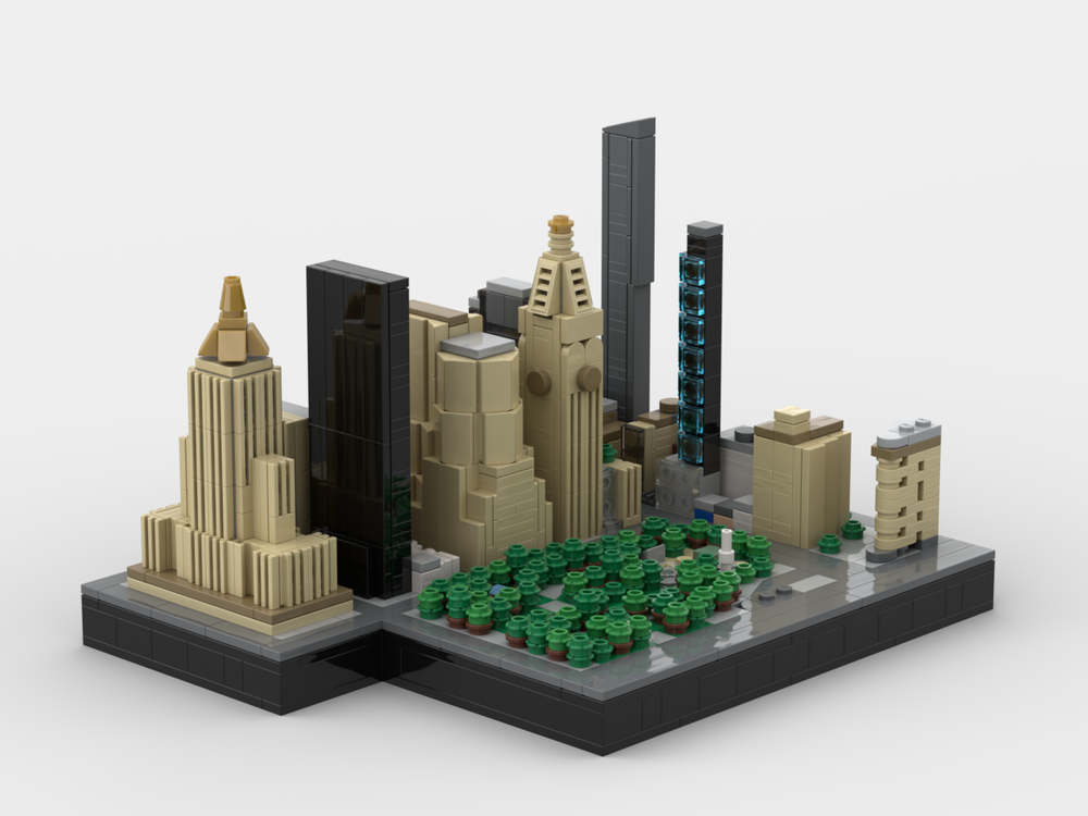 LEGO MOC Madison Square Park - NYC by Taters | Rebrickable - Build with ...