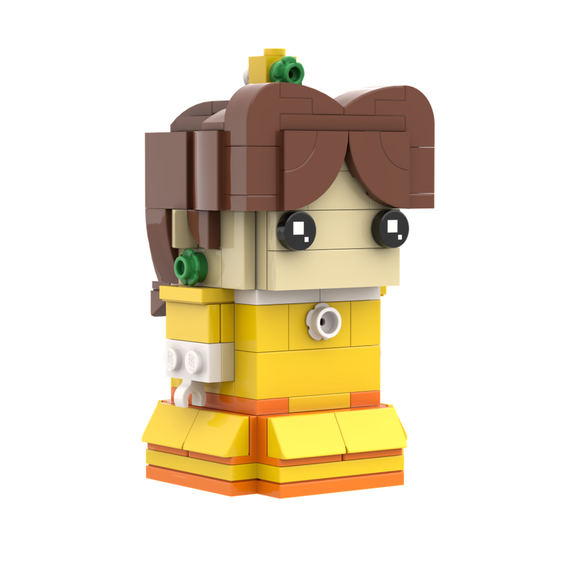 LEGO MOC Brickheadz Princess Daisy by Brickheaderz | Rebrickable ...