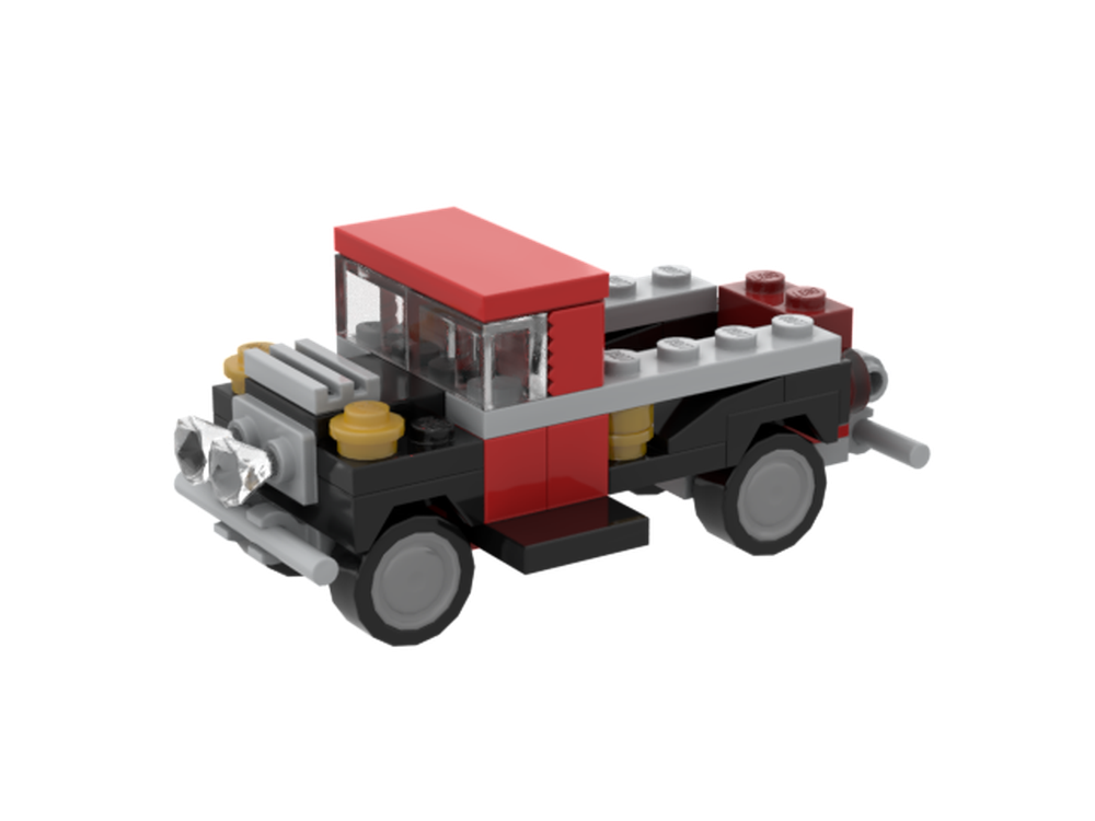 LEGO MOC Old Pickup Truck by Brick-EN | Rebrickable - Build with LEGO