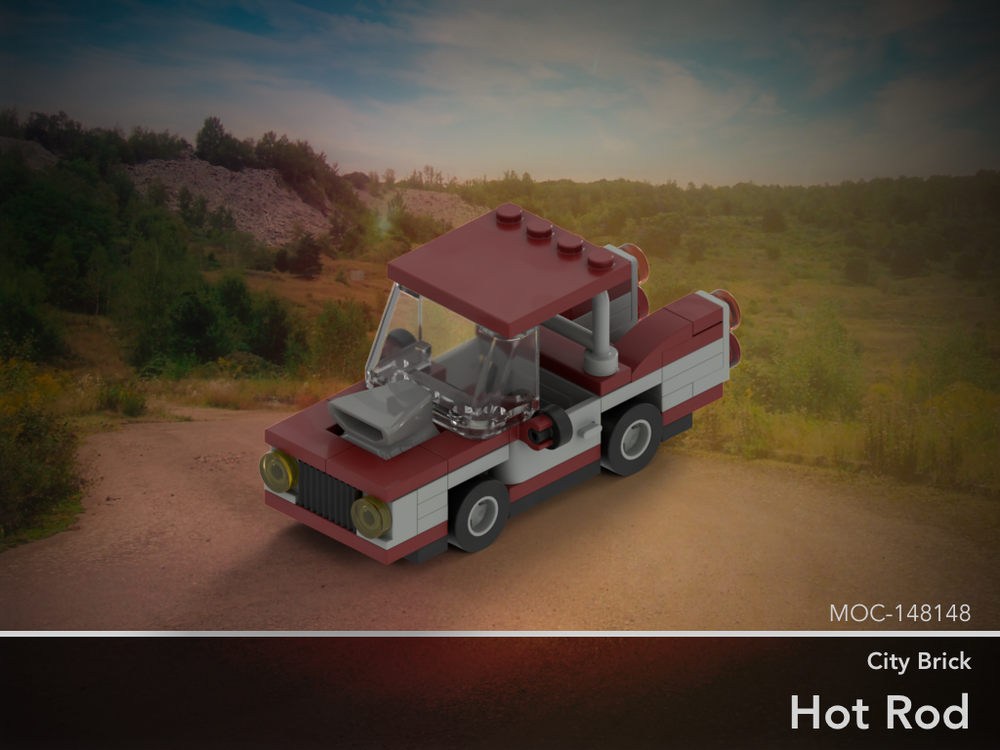 LEGO MOC Hot Rod by brampf | Rebrickable - Build with LEGO