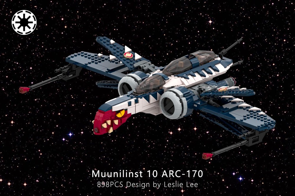 LEGO MOC ARC-170 Muunilist 10 by LeslieLee | Rebrickable - Build with LEGO