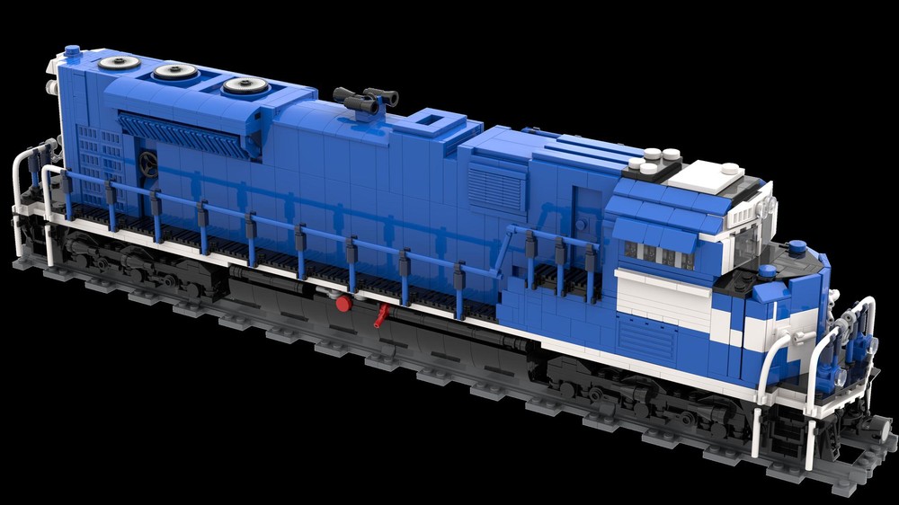 LEGO MOC EMD SD70Ace CONRAIL by Barduck | Rebrickable - Build with LEGO