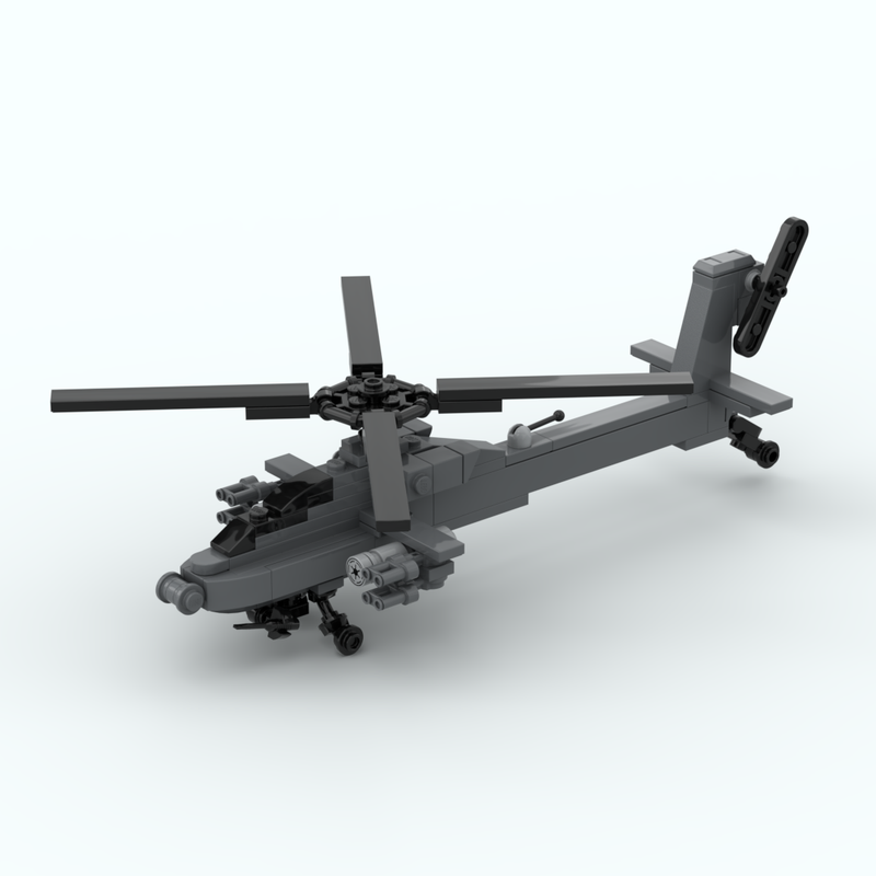 LEGO MOC AH-64 Apache Helicopter by hg_moc | Rebrickable - Build with LEGO