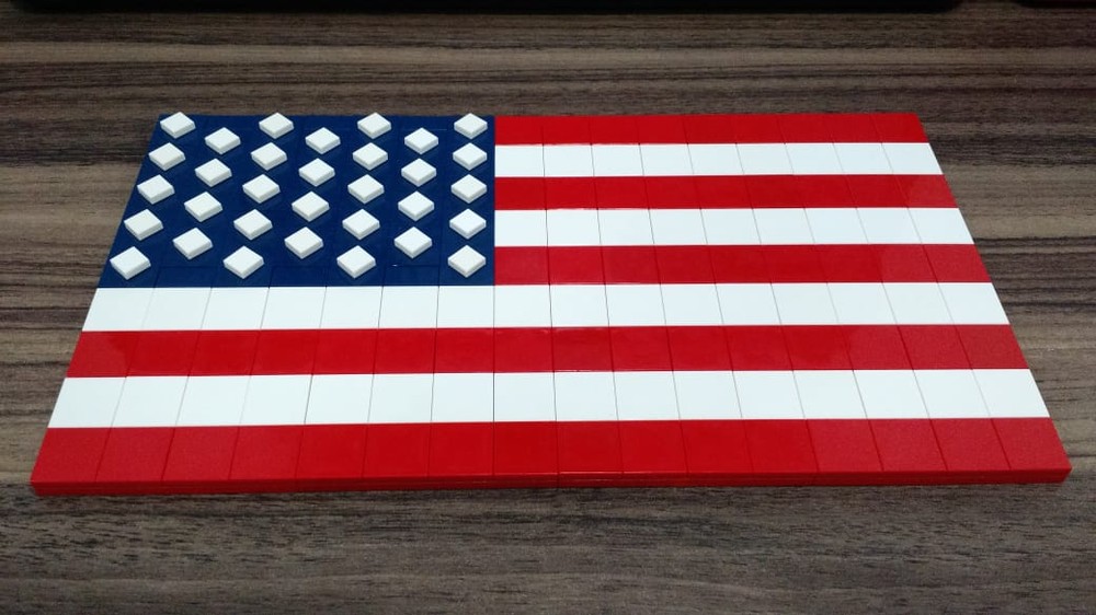 LEGO MOC American Flag (smaller version) by eduardo.rimoli ...