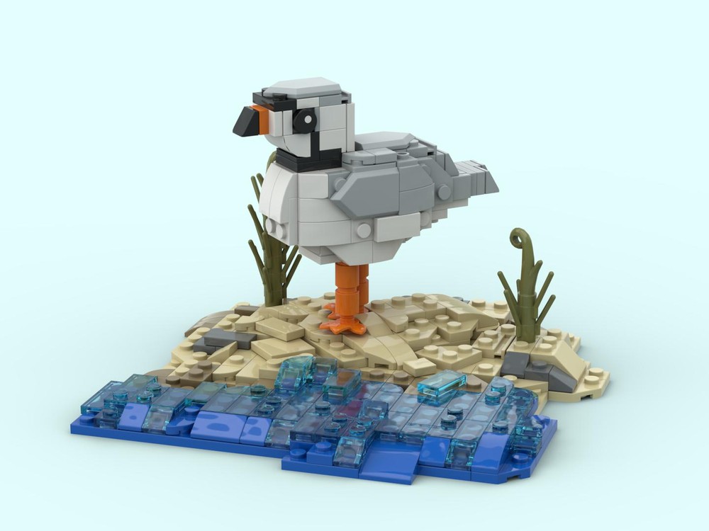 LEGO MOC Piping plover by Penguins and plastic | Rebrickable - Build ...