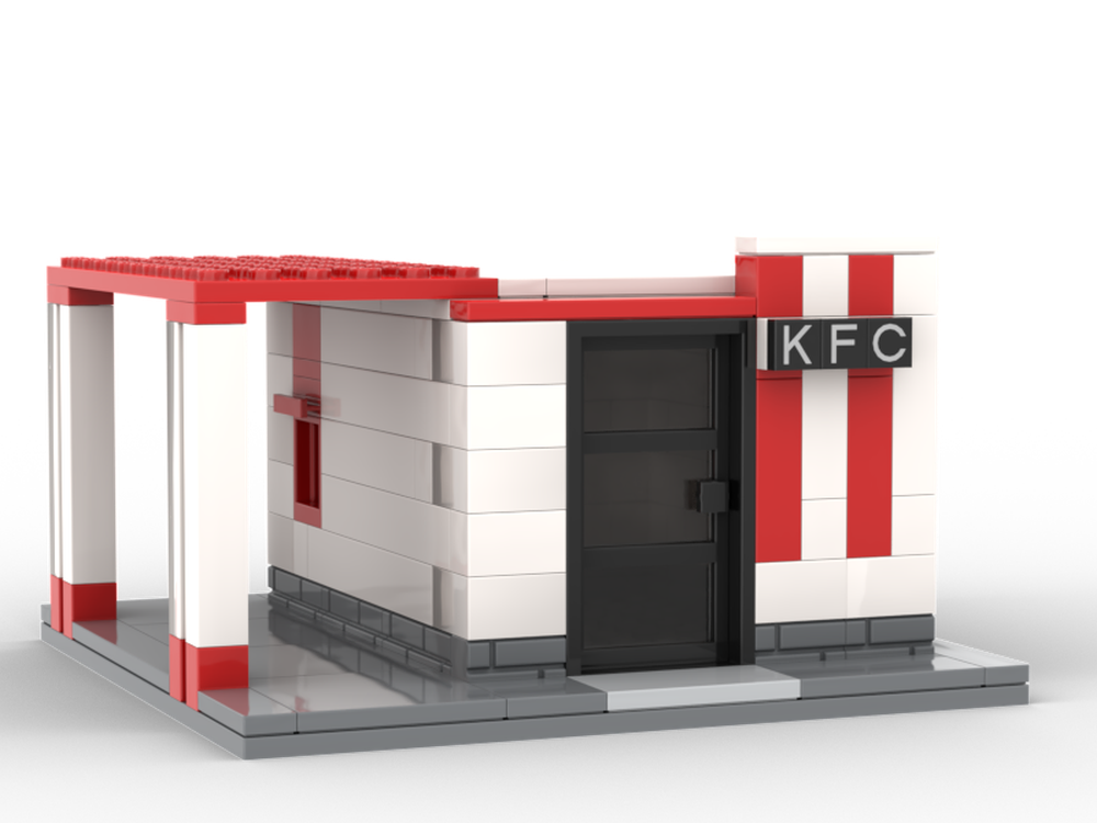 LEGO MOC KFC - City by ElliottJD | Rebrickable - Build with LEGO