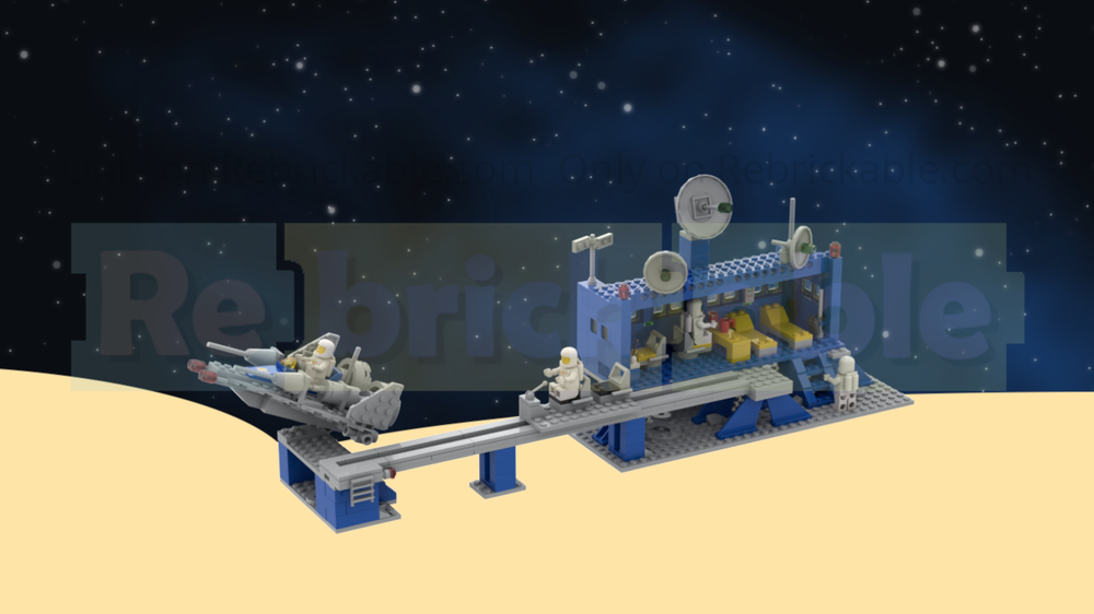 LEGO MOC Classic Space Reimagined: Beta Command Base 6970 by watson ...