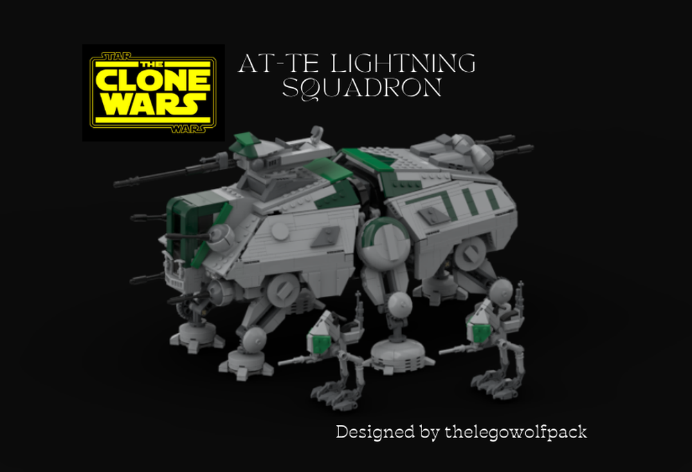 LEGO MOC AT-TE lightning squadron by thelegowolfpack | Rebrickable ...