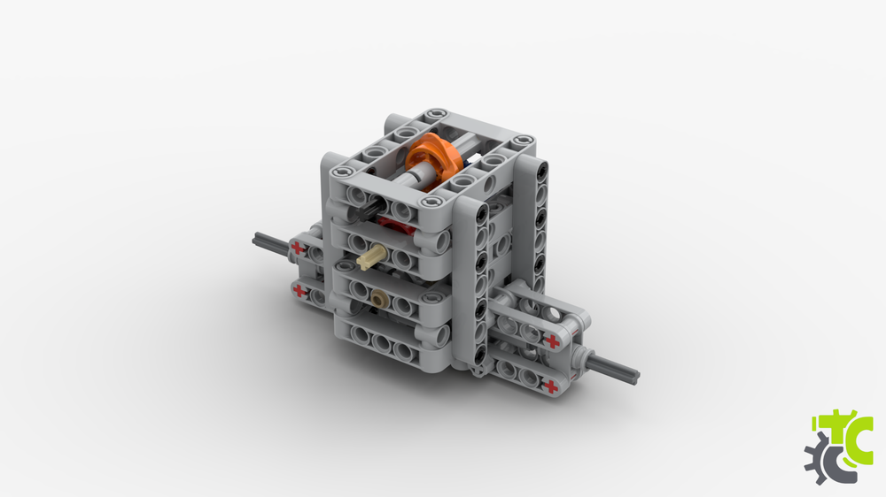 LEGO MOC Compact 2-Speed Gearbox With Drive Axle (T-0002) by Tritras ...