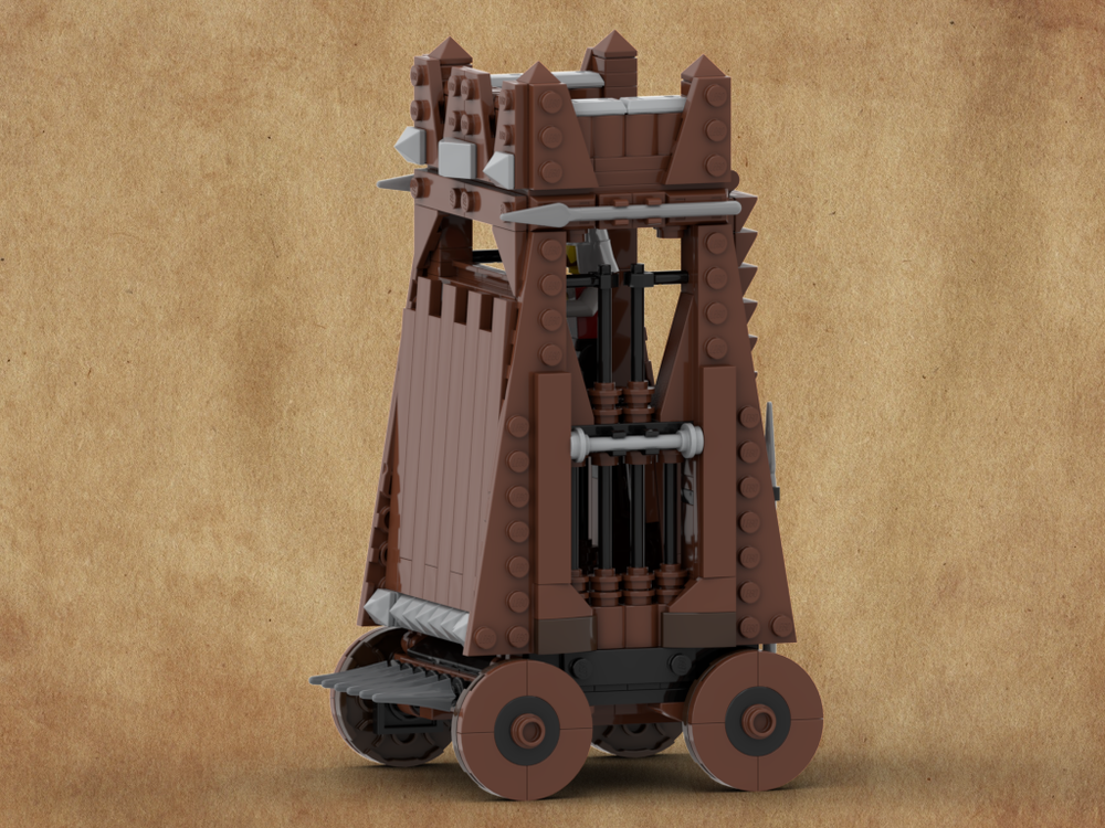 LEGO MOC Medieval Siege Tower by Huebre | Rebrickable - Build with LEGO