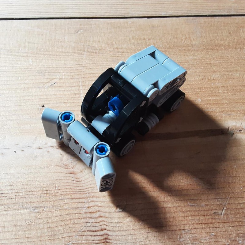 LEGO MOC Mini technic bulldozer by OrigamiFrog | Rebrickable - Build ...