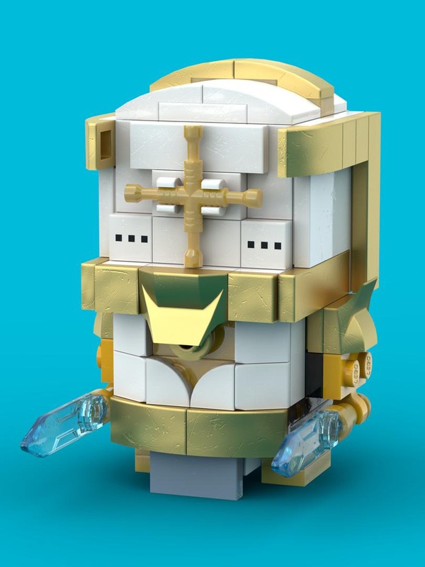 LEGO MOC Gabriel Brickheadz by dutchsnake5 | Rebrickable - Build with LEGO
