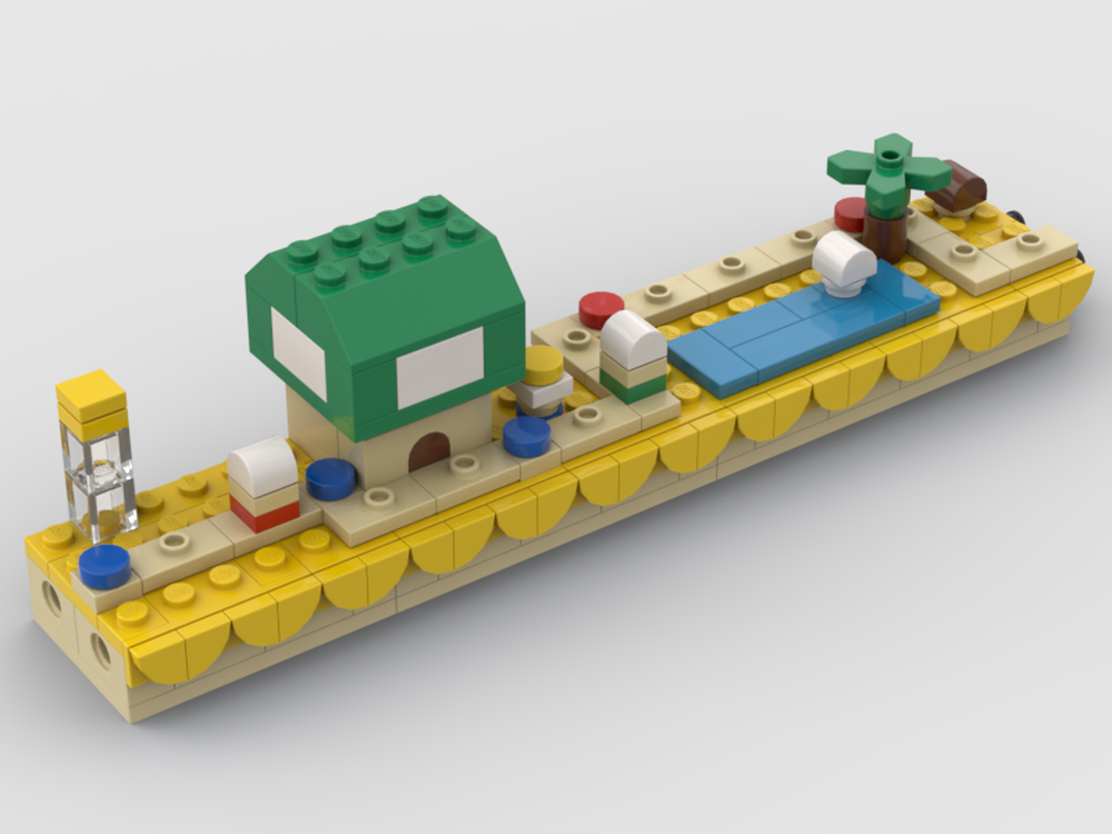 LEGO MOC Micro Mario W2-L1 by Jimybricks | Rebrickable - Build with LEGO