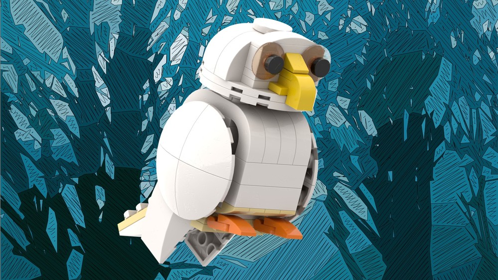 LEGO MOC Charlie the White Owl by PlasmaBricks | Rebrickable - Build ...