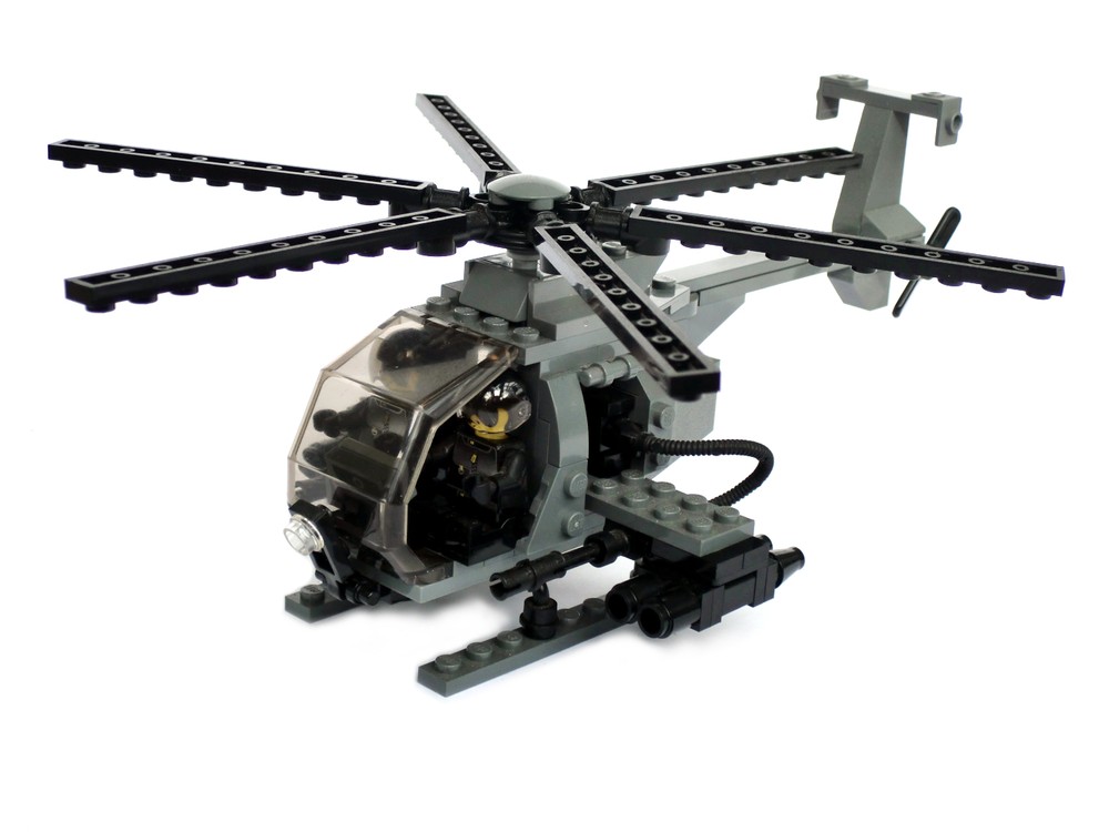 LEGO MOC AH/MH-6 Little Bird Helicopter by BrickMonkeyMOCs ...