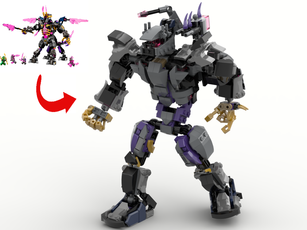LEGO MOC King Mech 1 by A_Great_Builder | Rebrickable - Build with LEGO
