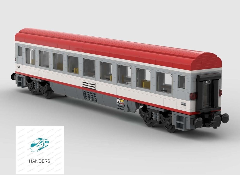 LEGO MOC Austrian 2nd class Eurocity Wagon by Handers | Rebrickable ...