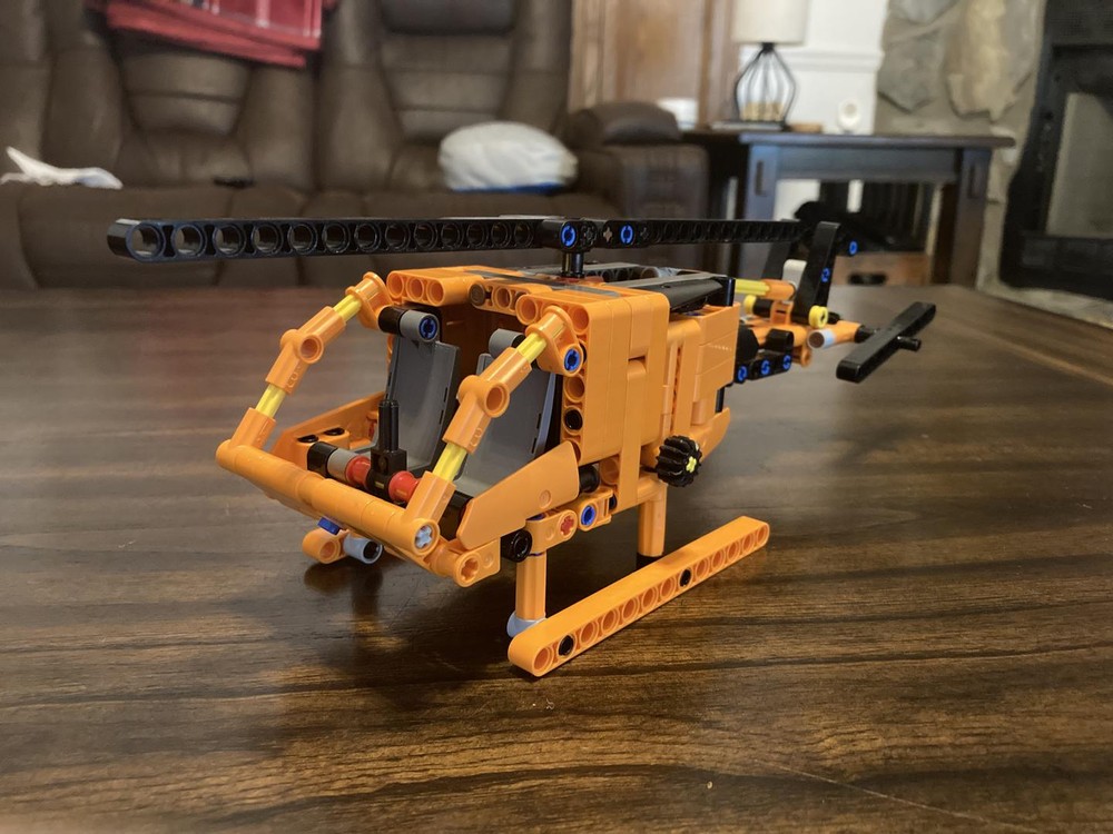 LEGO MOC 42093 Small Helicopter by Reworked Lego Designs | Rebrickable ...