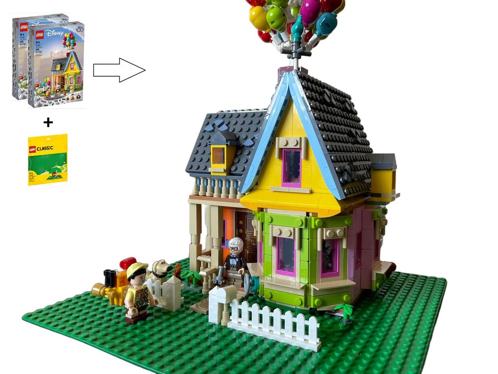 LEGO MOC 'Up' House Alternate build of 2x 43217 by re-bricked ...