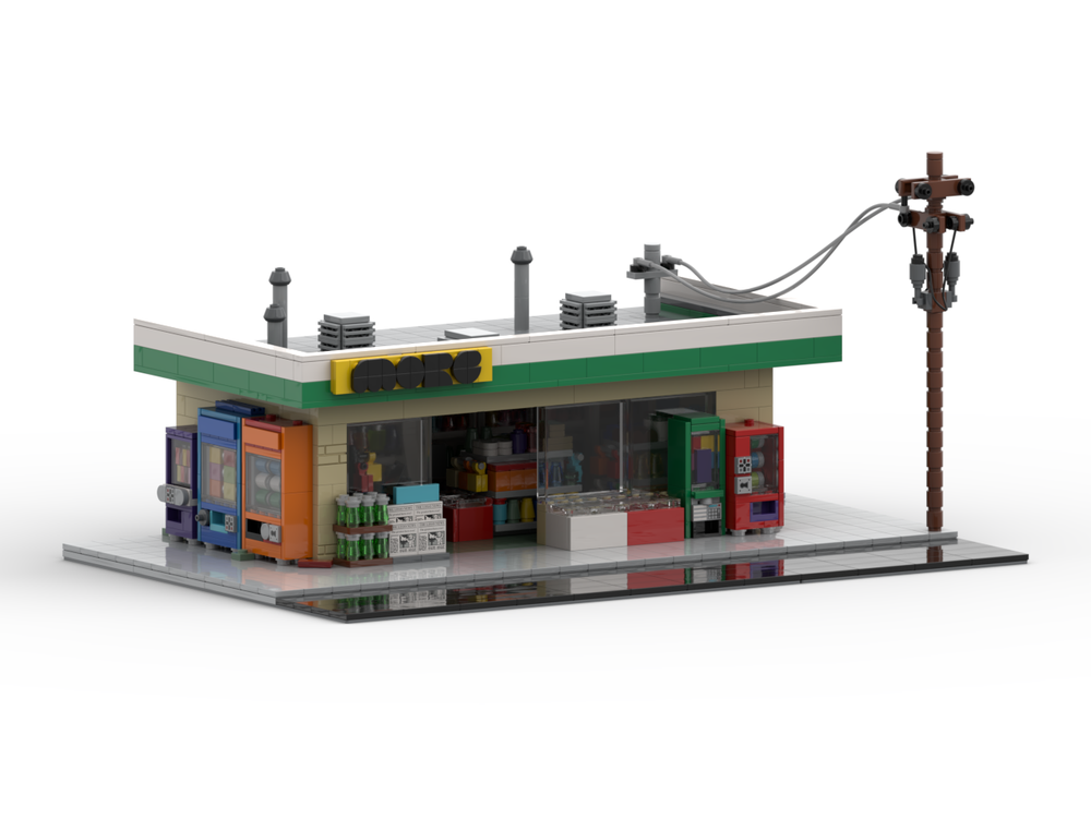 LEGO MOC Convenience Store by insomnia_builds | Rebrickable - Build ...